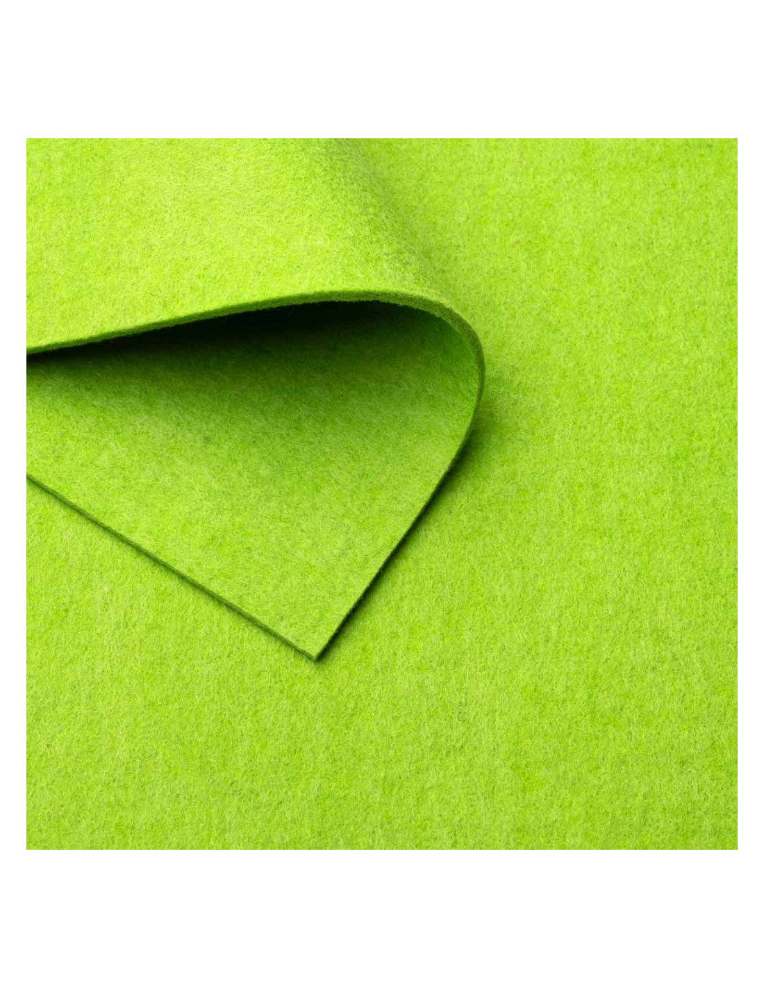Filz Giftgrün / 3-12 mm
